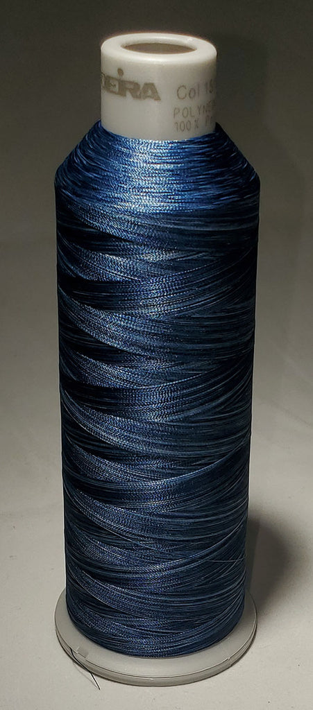Madeira 918-1519 Multi Blue Embroidery Thread Cone – 5500 Yards ...