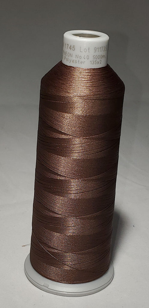 Madeira 918-1745 Brown Embroidery Thread Cone – 5500 Yards – TEXMACDirect